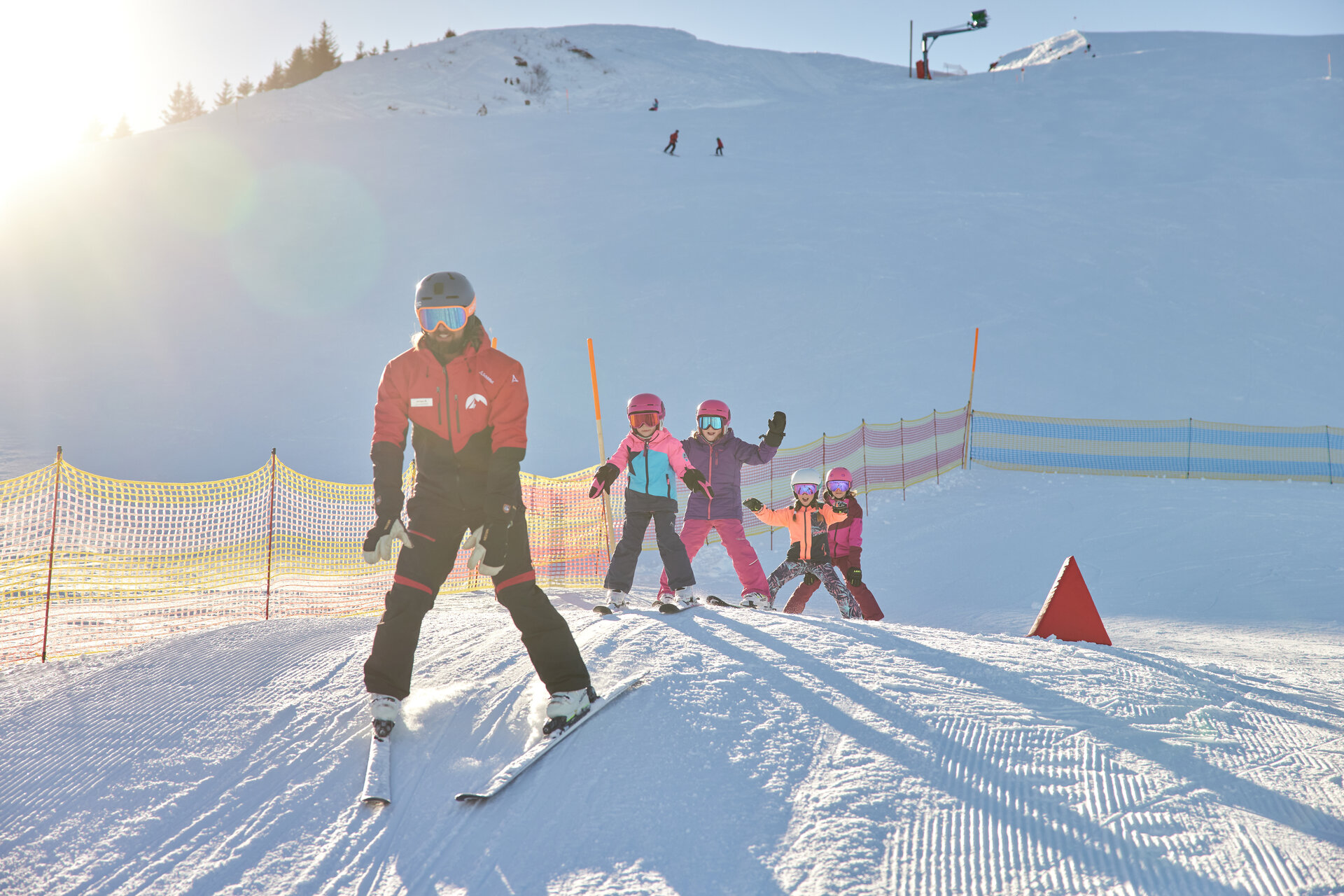 Hier haben Kinder (und Eltern) richtig Spaß auf der Piste